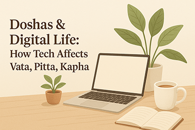 Doshas & Digital Life: How Tech Affects Vata, Pitta, Kapha – Anantya Healthcare OPC Pvt Ltd