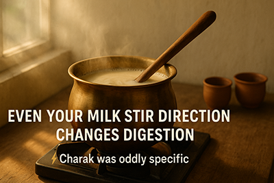 Dugdha Pakka Vidhi: The Ayurvedic Art of Milk Preparation and Stirring ...