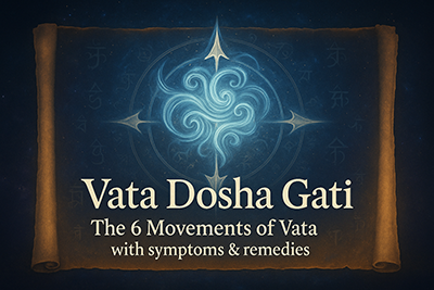 Doṣa Gati: The Six Movements of Doṣas in Ayurveda – Anantya Healthcare ...
