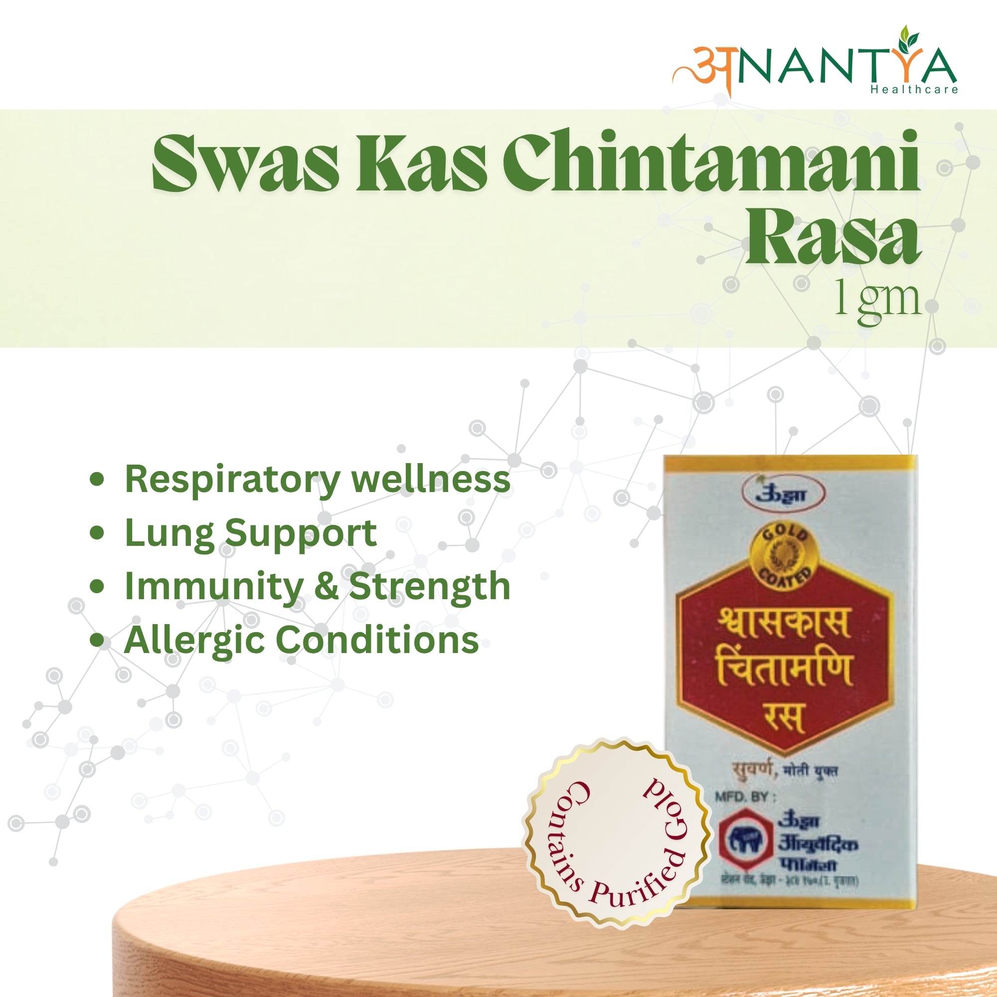Swas Kas Chintamani Rasa 1gm – Anantya Healthcare OPC Pvt Ltd